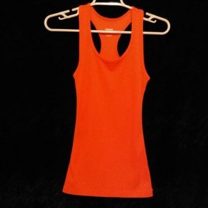 Reebok | Tops | Reebok Orange Racerback Tank Size Xs | Poshmark
